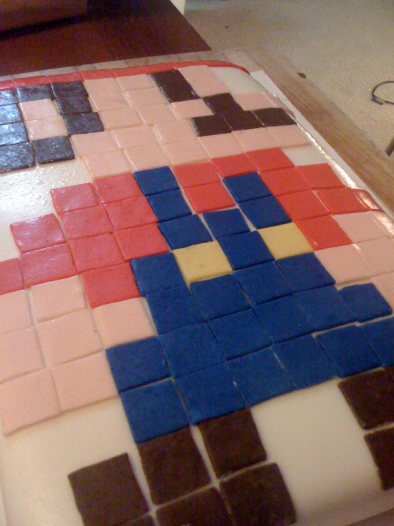 8-bit Mario Cake • Edel Alon