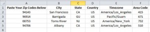 Zipcode to City, State Excel Spreadsheet • Edel Alon